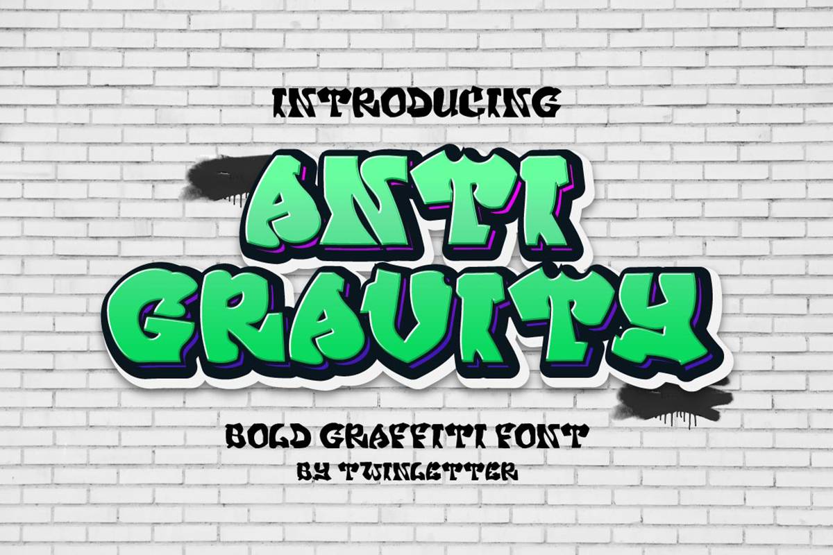 Anti Gravity Font Download for Free