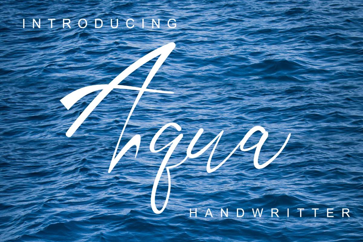 Aqua Font Download for Free