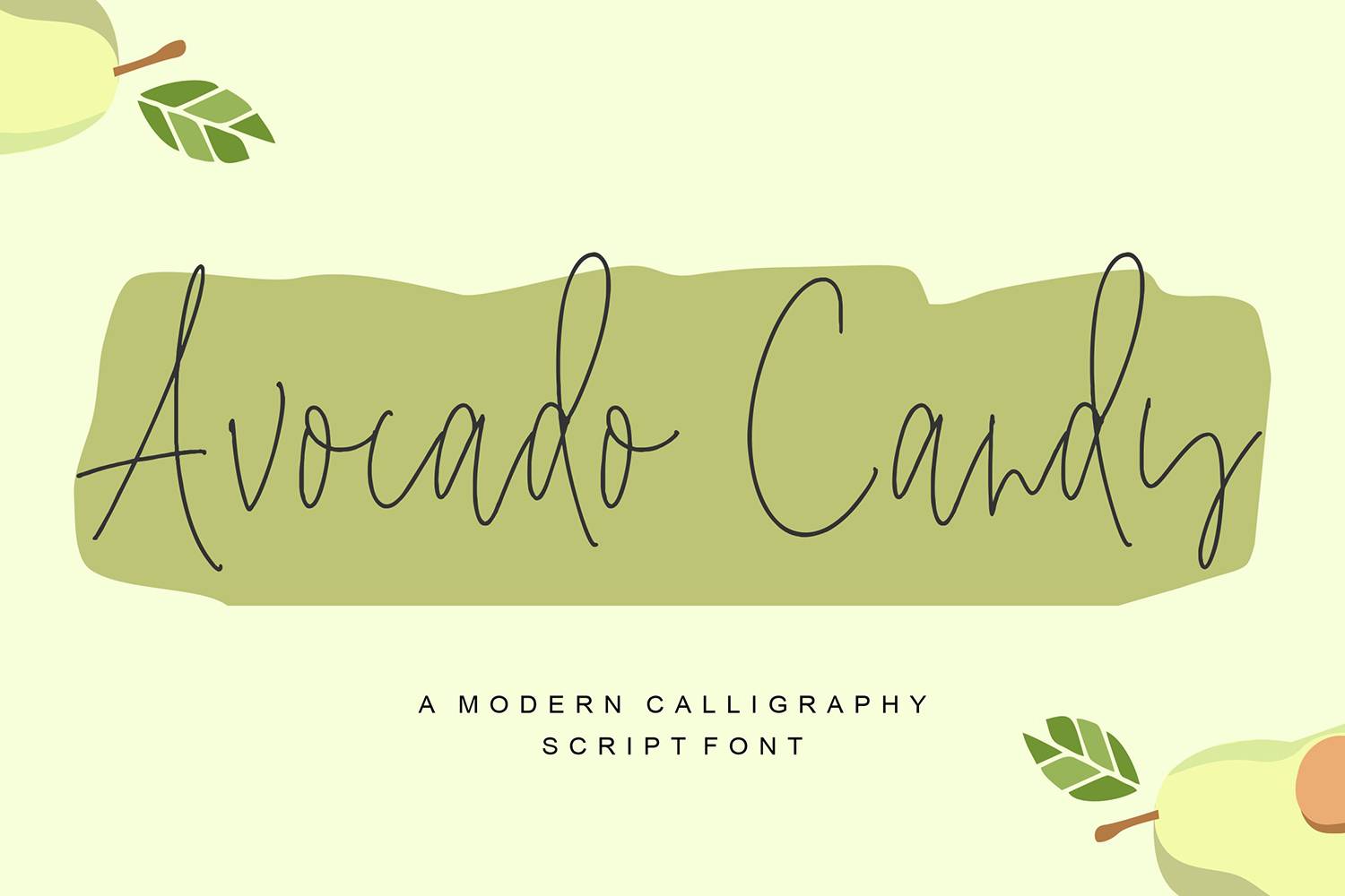 Avocado Candy Font Download for Free