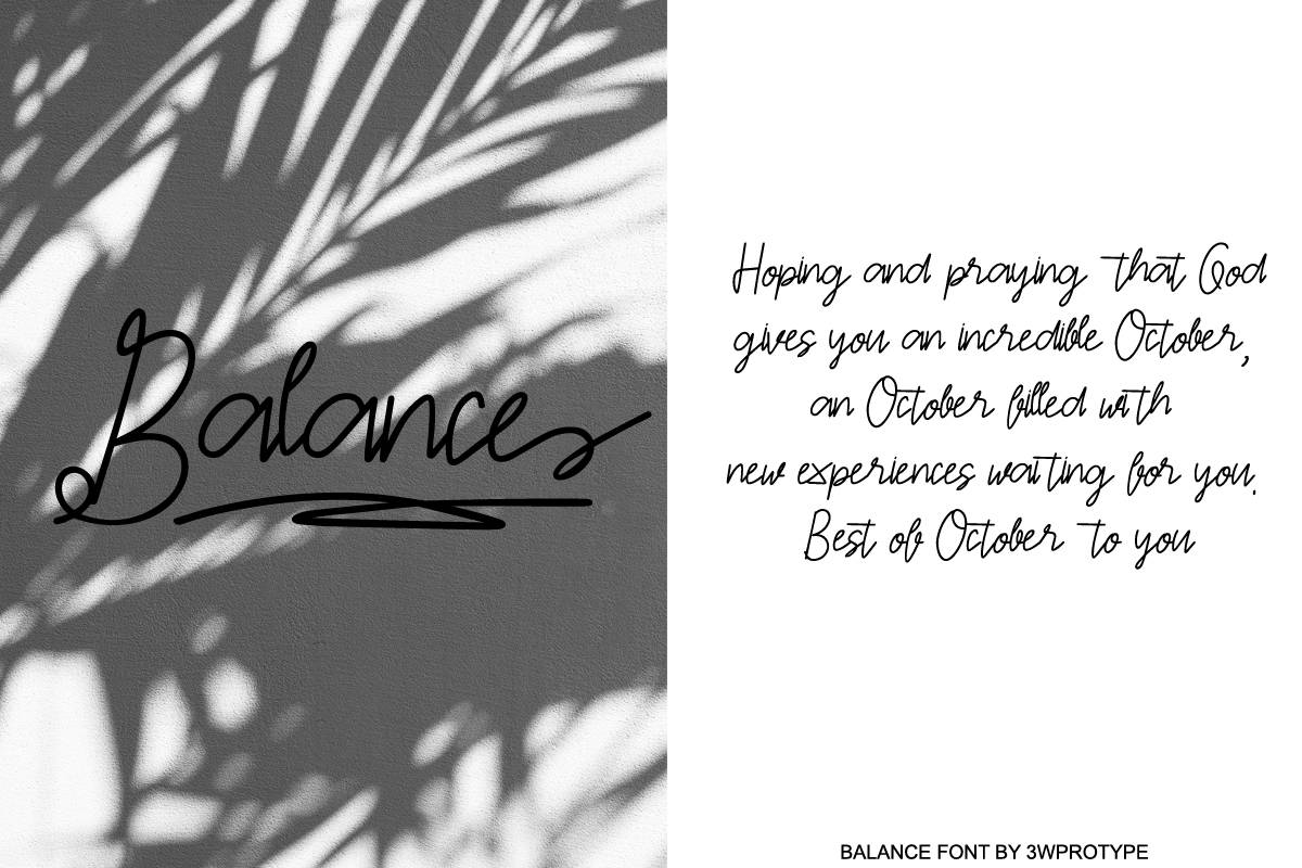 Balance Font Download for Free