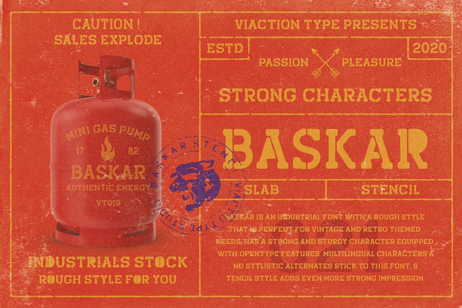 Baskar Font Download for Free