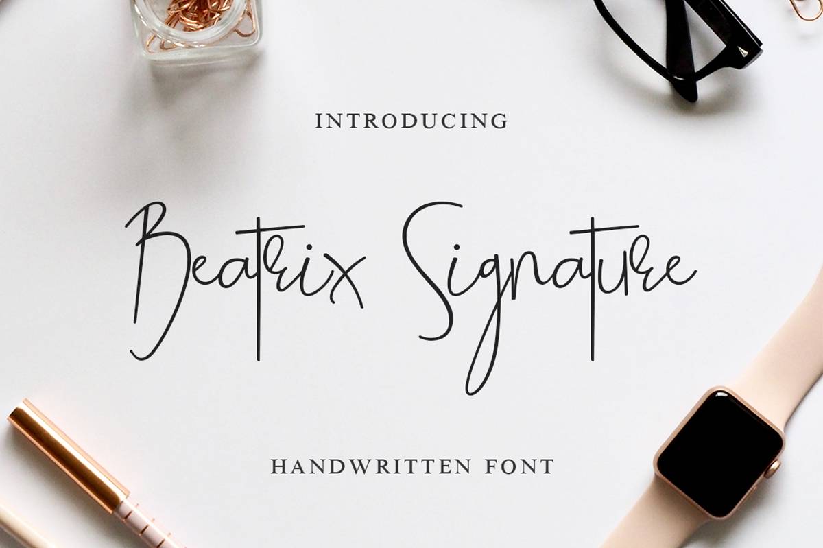 Beatrix Signature Font Download for Free