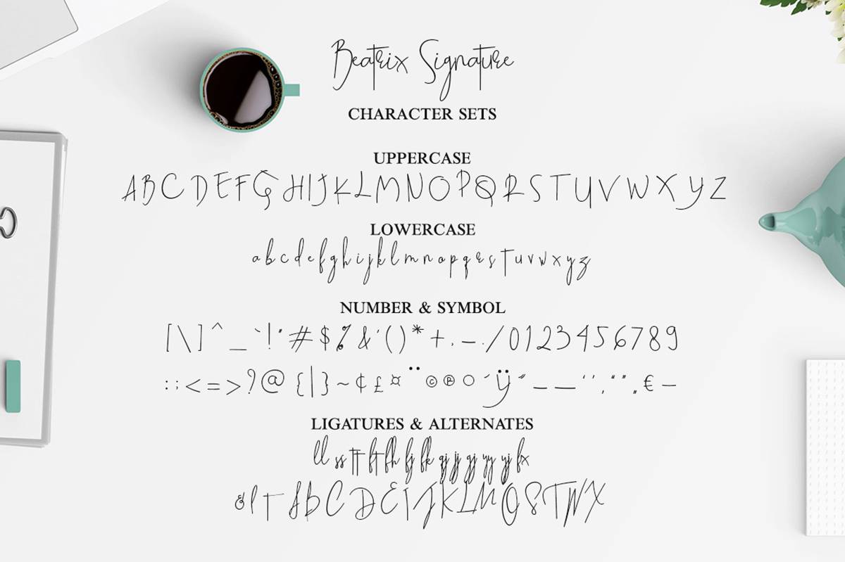 Beatrix Signature Font Download for Free