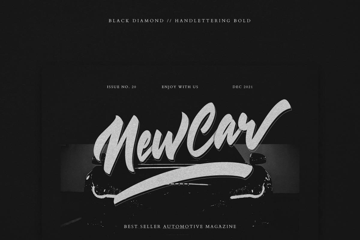 Black Diamond Font Download for Free