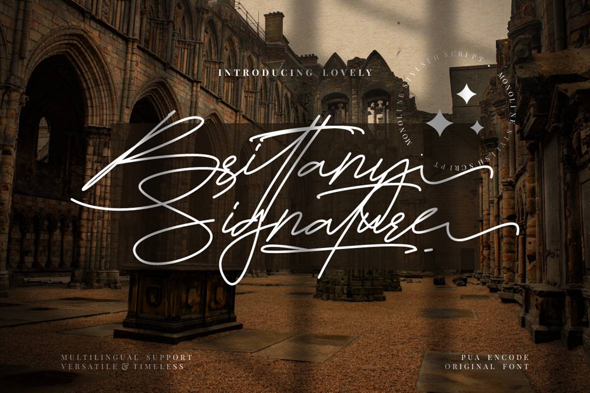 Brittany Signature Font Download for Free