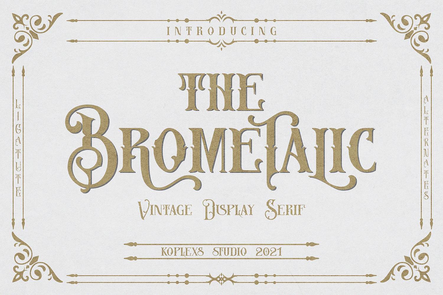 Brometalic Font Download for Free