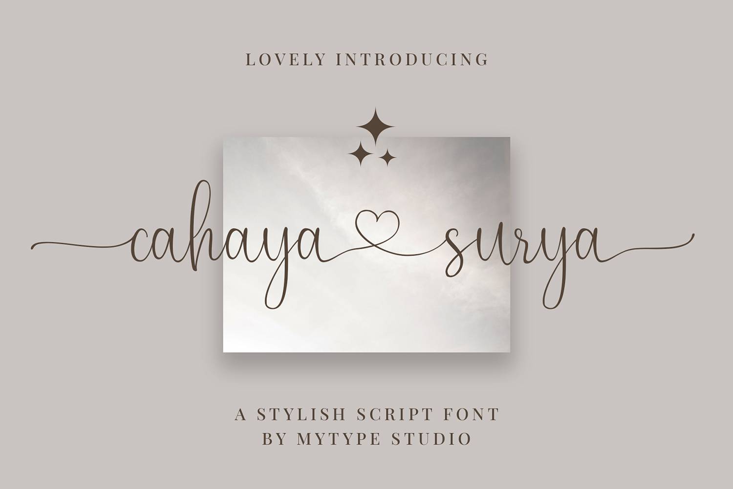 Cahaya Surya Font Download for Free