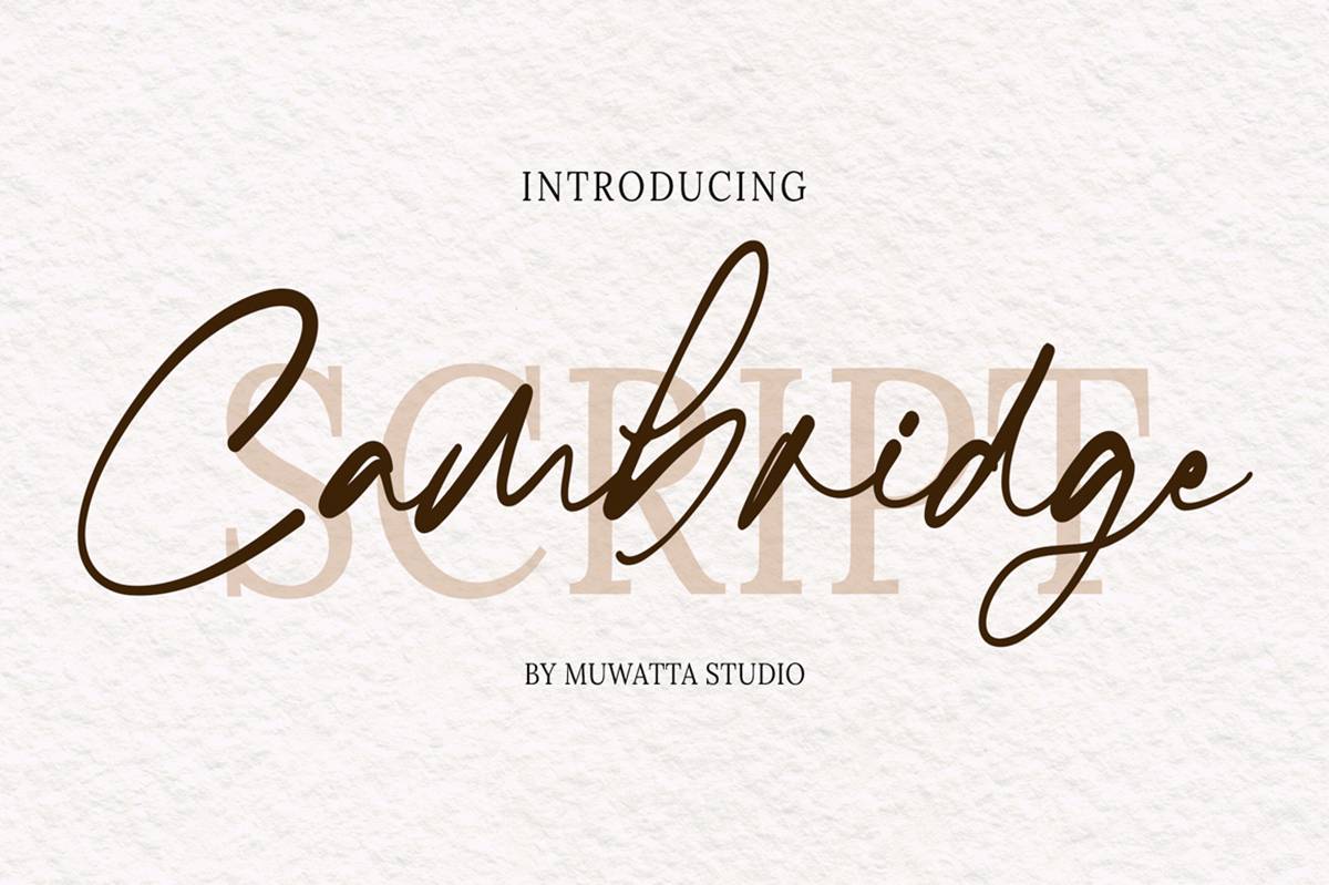 Cambridge Font Download for Free
