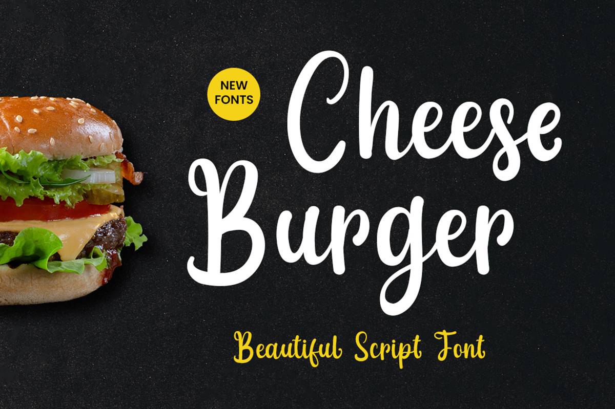 Cheese Burger Font Download for Free