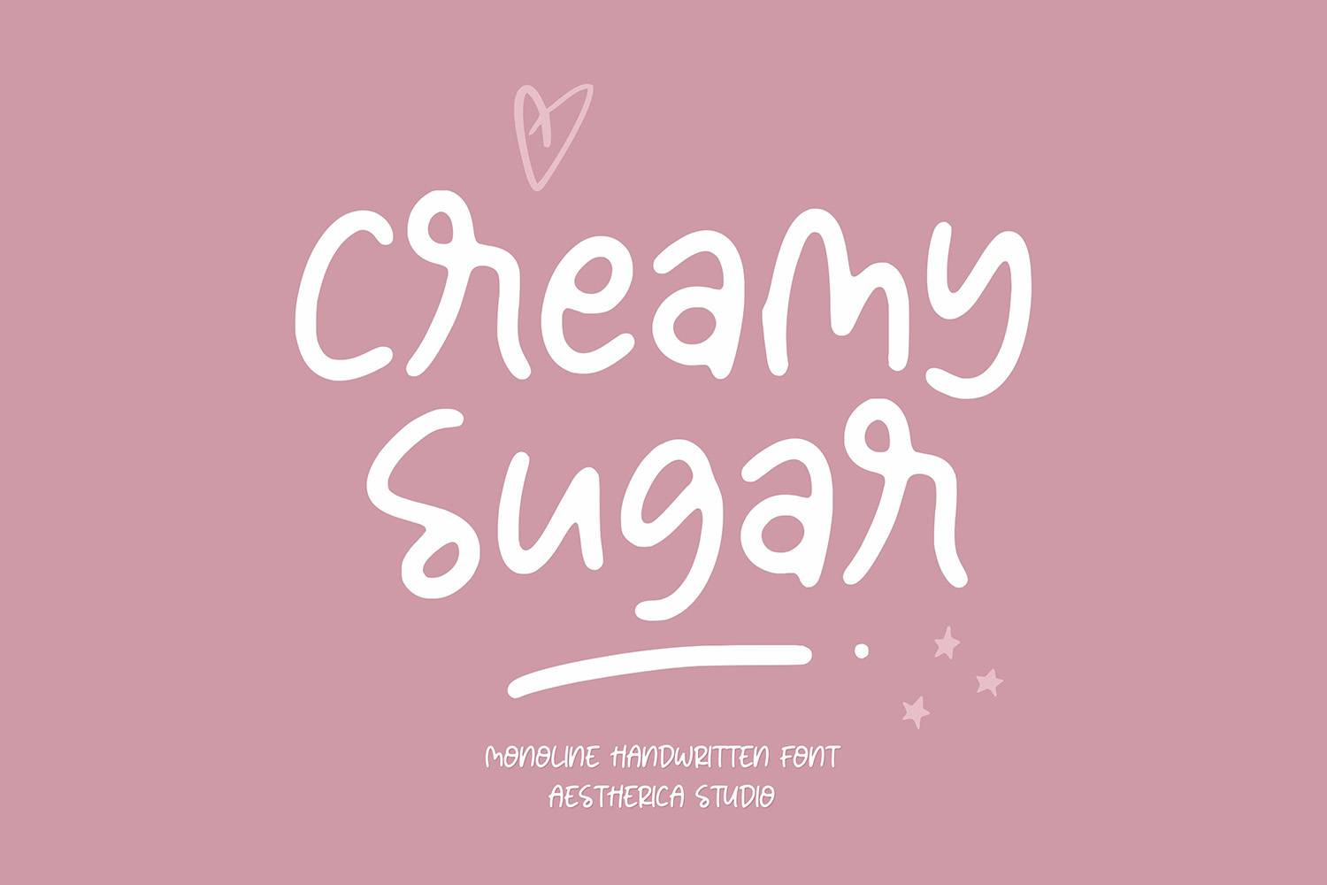 Creamy Sugar Font Download for Free