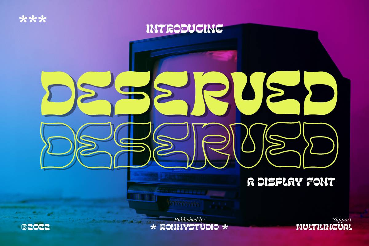 Deserved Font Download for Free