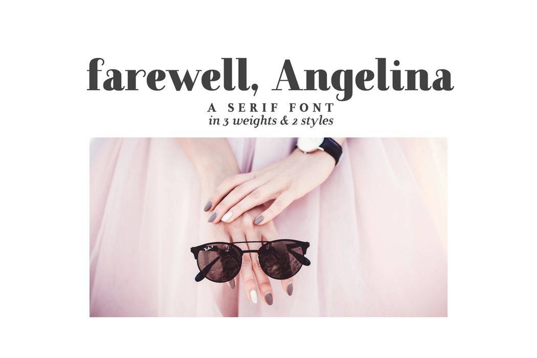 Farewell Angelina Font Download for Free
