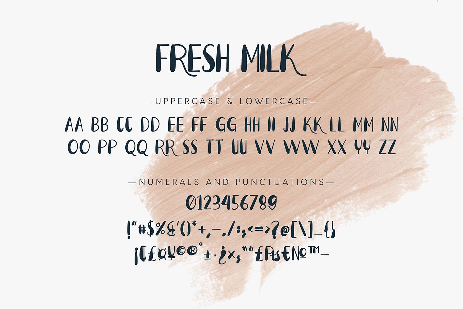 Fresh Milk Font Download for Free