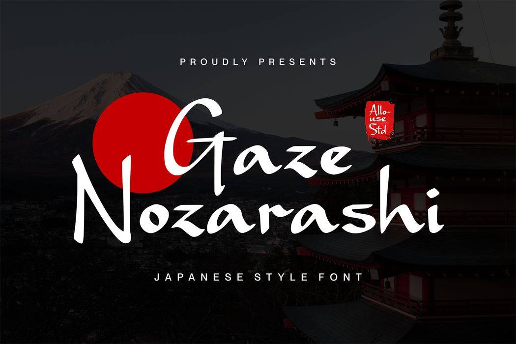 Gaze Nozarashi Font Download for Free