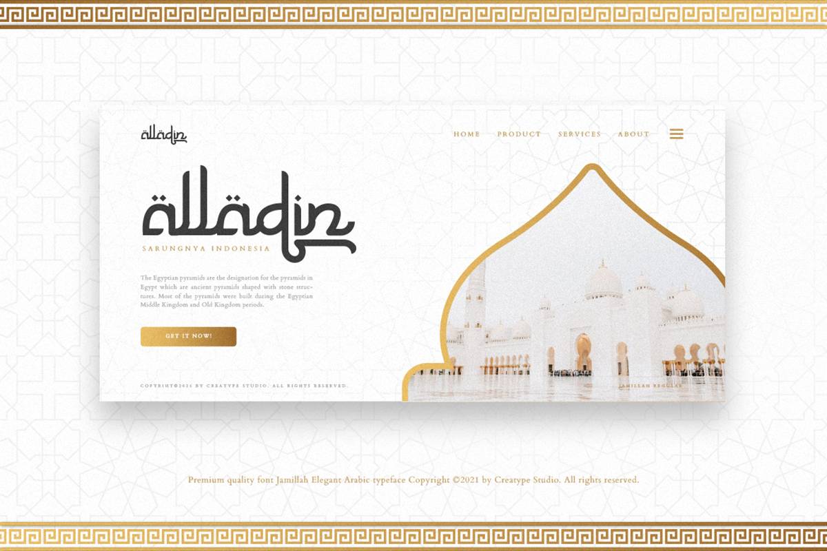 Jamillah Font Download for Free