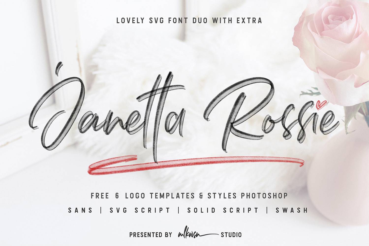 Janetta Rossie Font Download for Free
