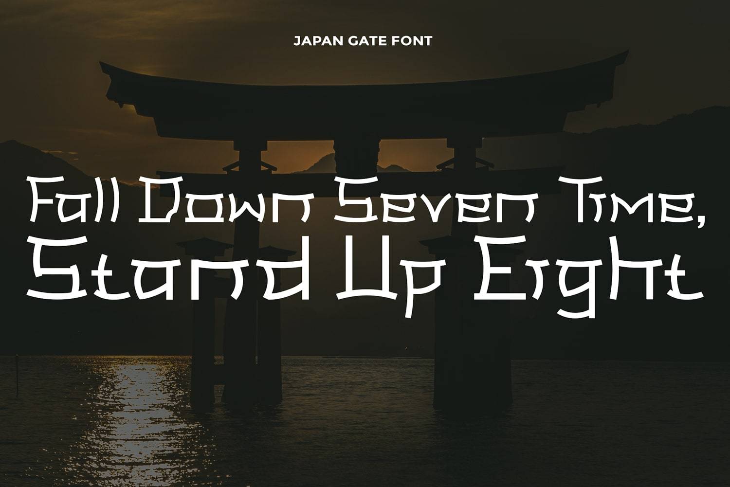 Japan Gate Font Download for Free
