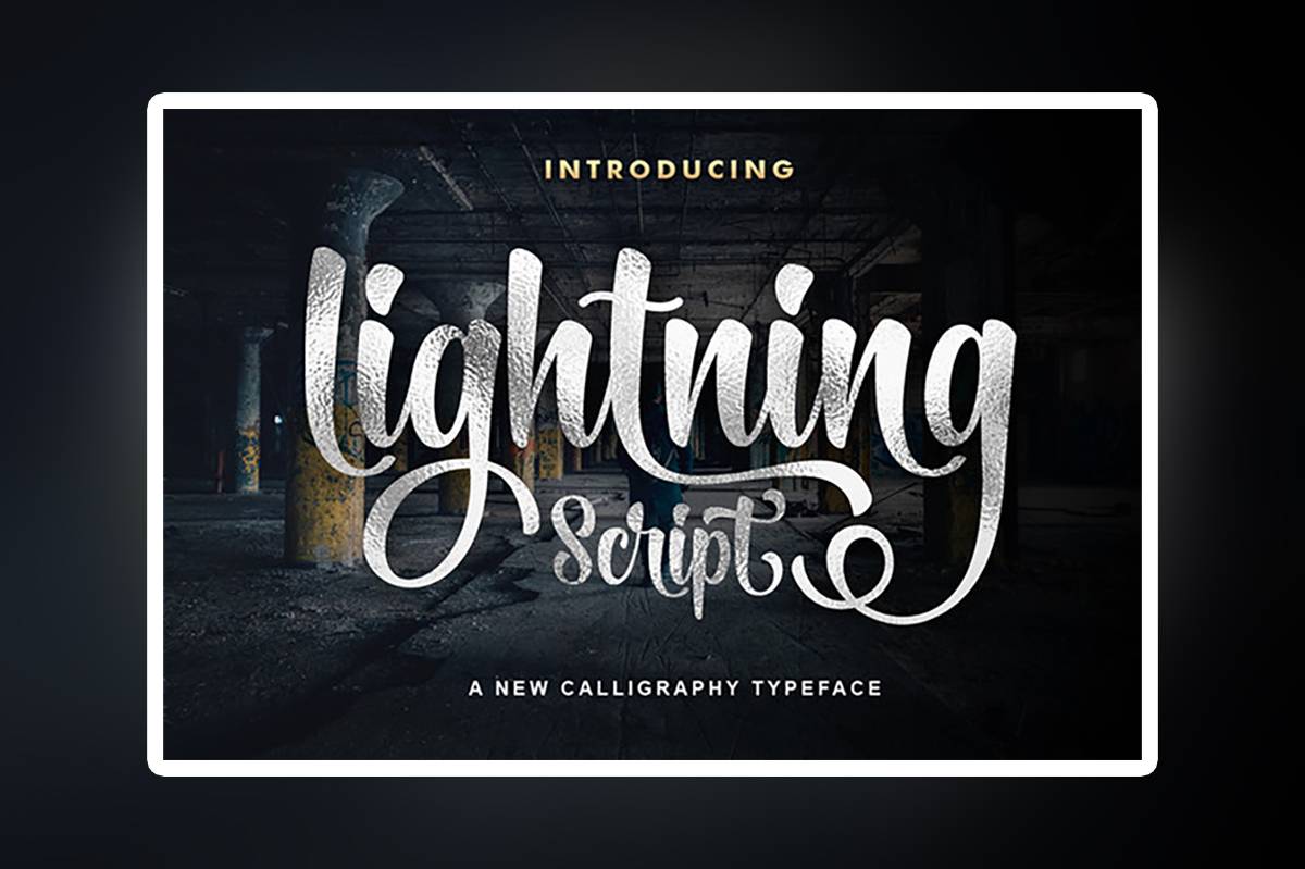 Lightning Font Download for Free