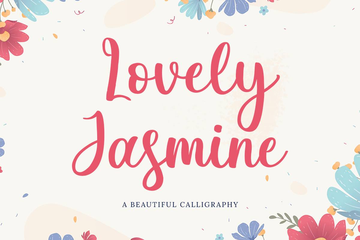 Lovely Jasmine Font Download for Free