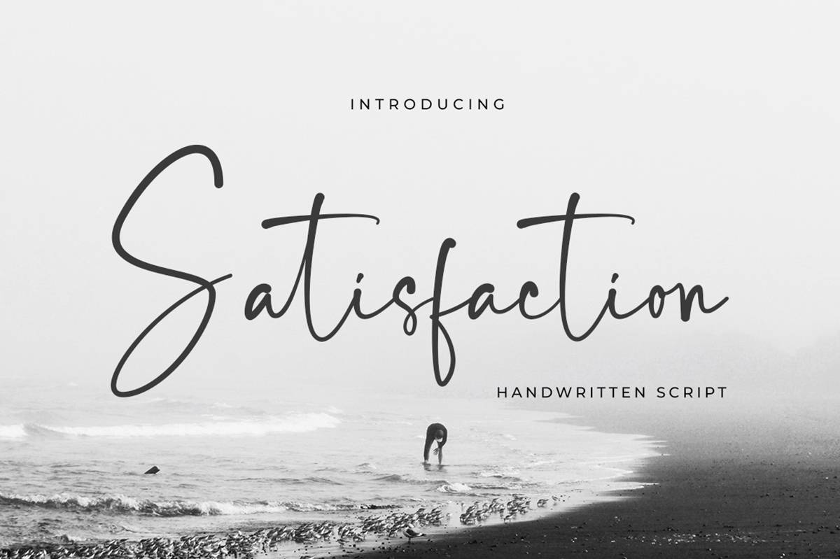 Satisfaction Font Download for Free