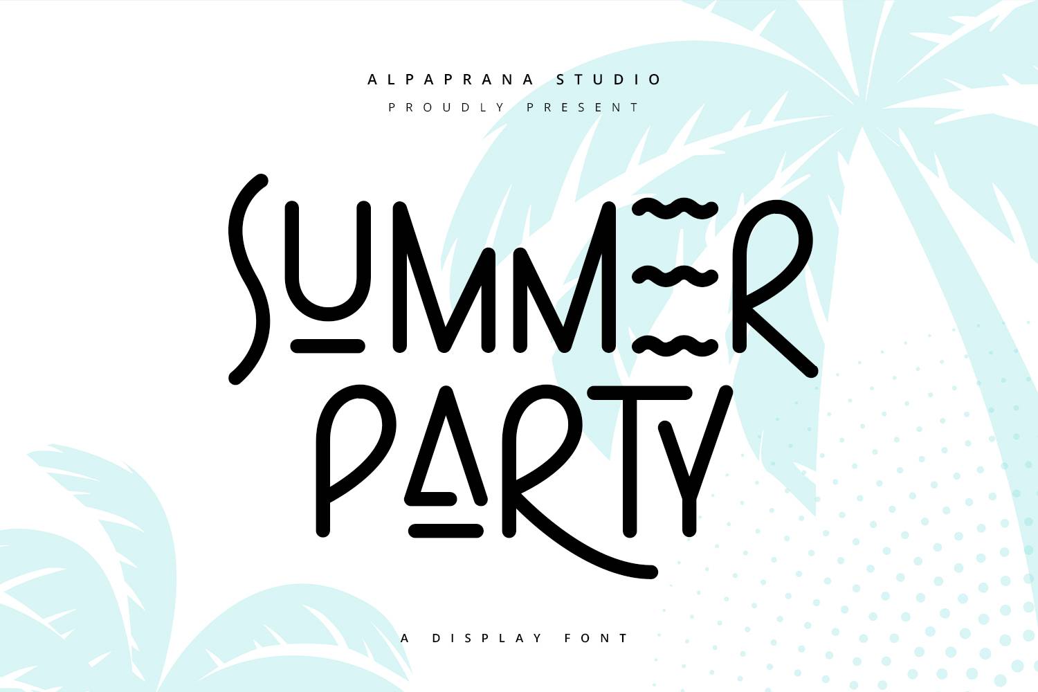 Summer Party Font Download for Free