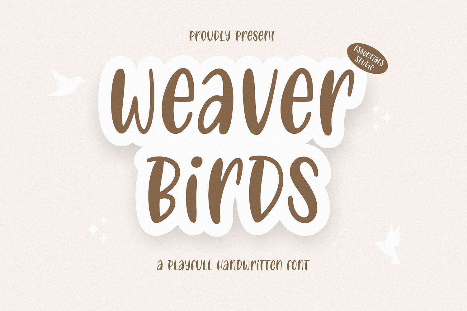 Weaver Birds Font Download for Free