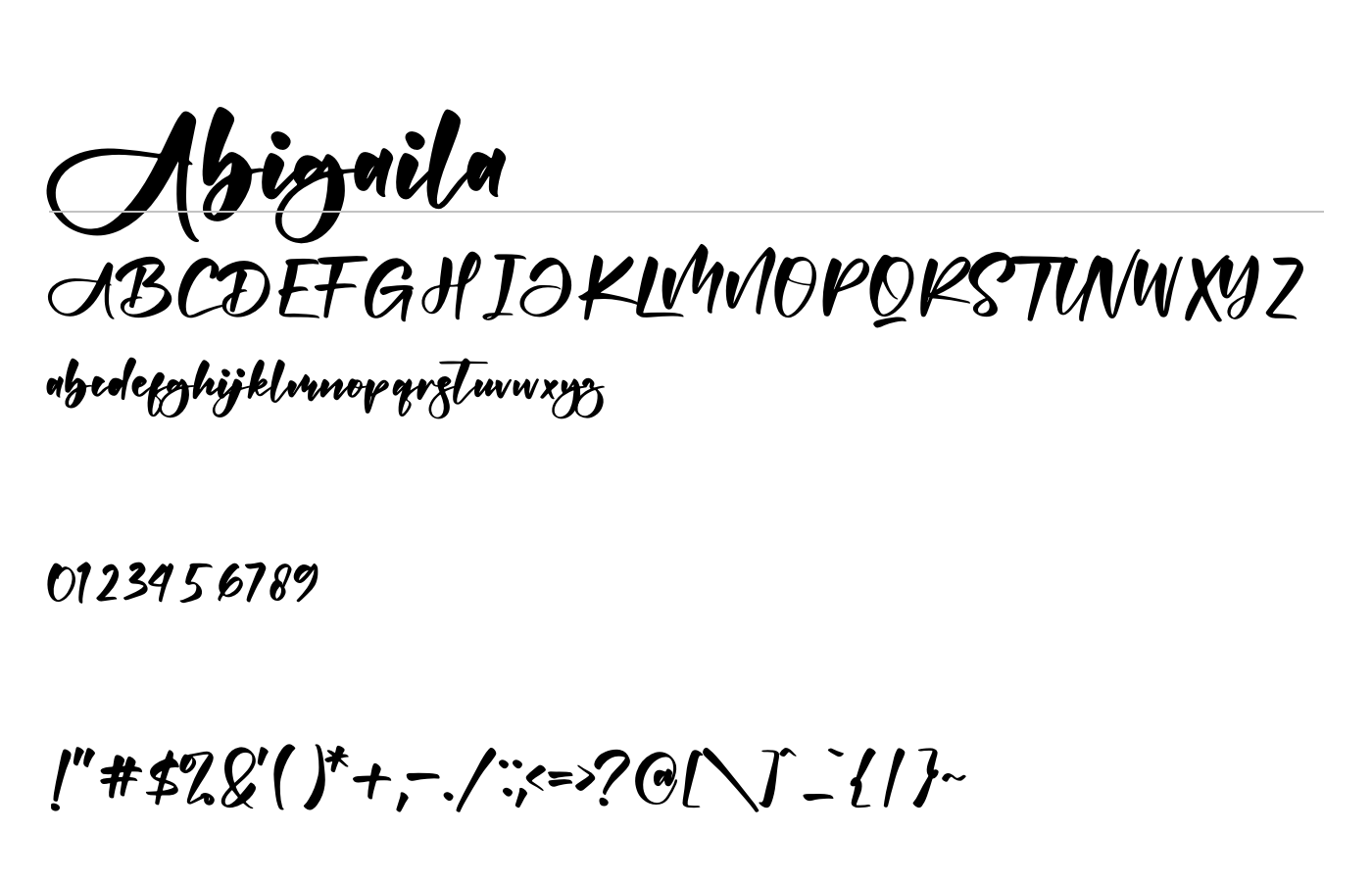 Abigaila Font Download for Free
