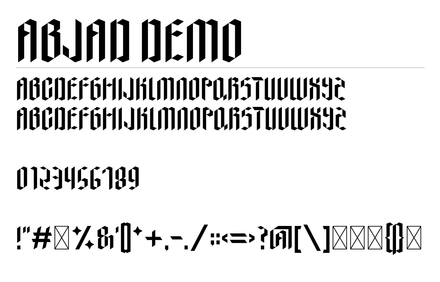 Abjad Font Download for Free