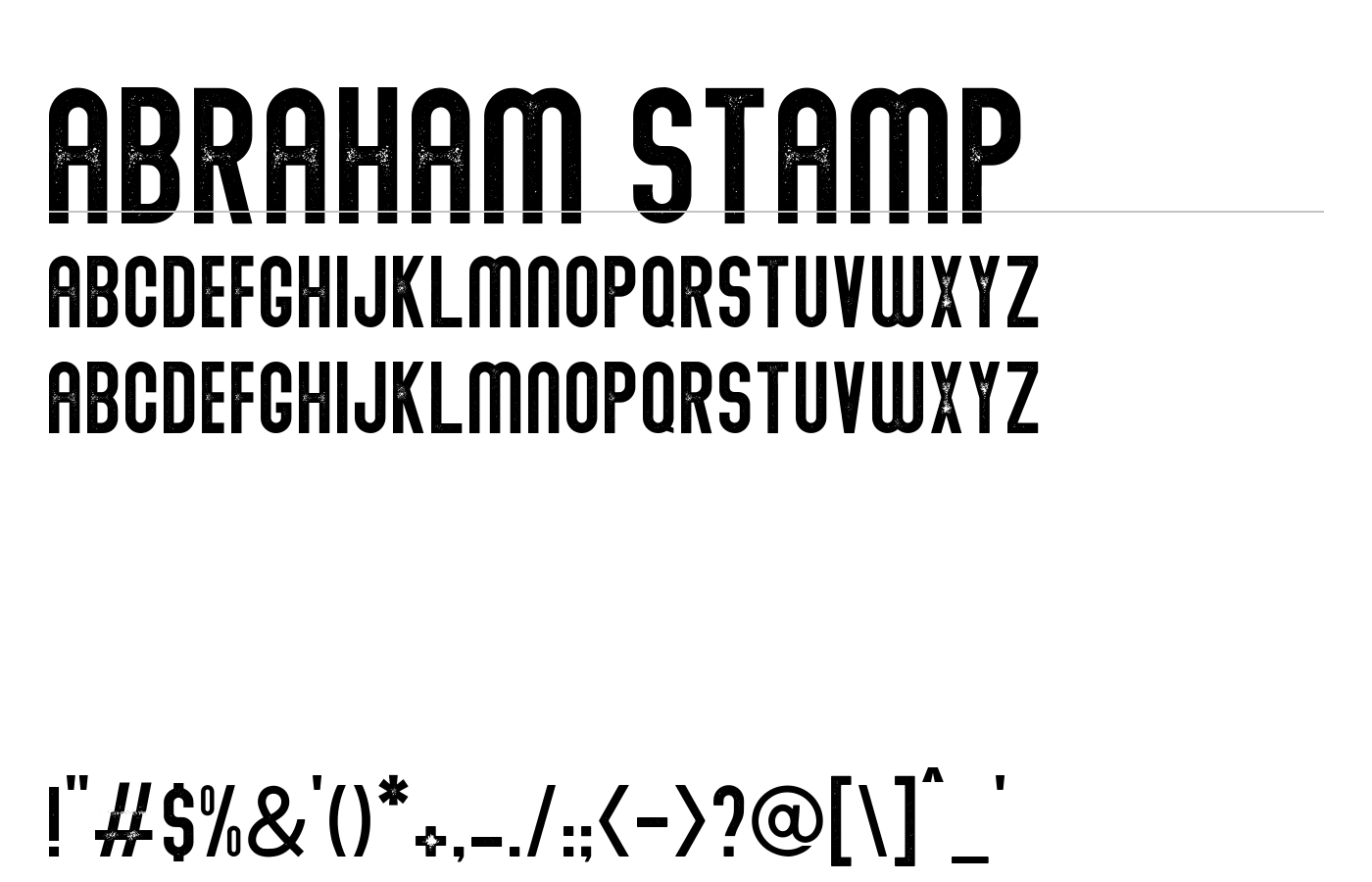 Abraham Font Download for Free