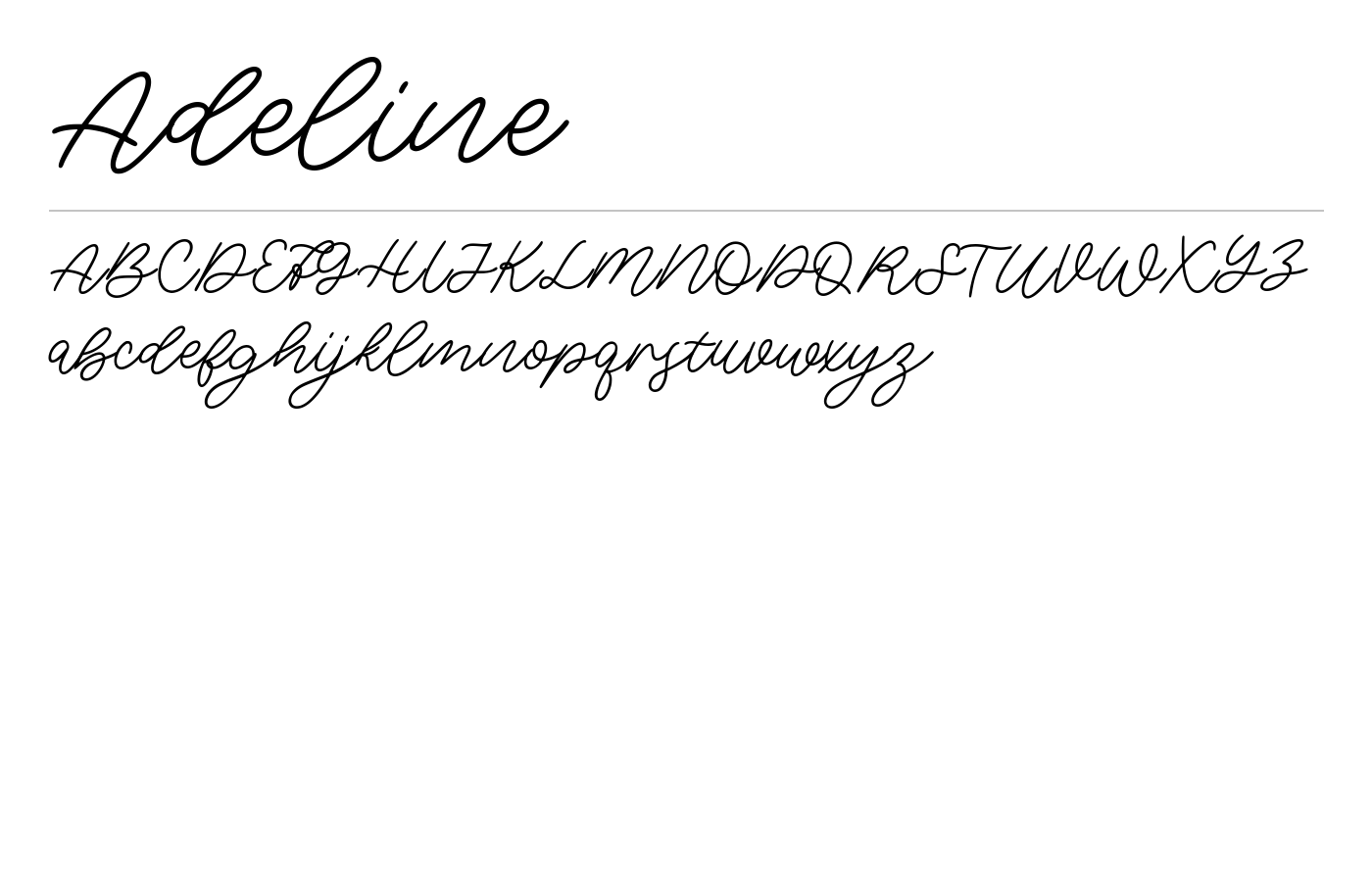 Adeline Font Download for Free