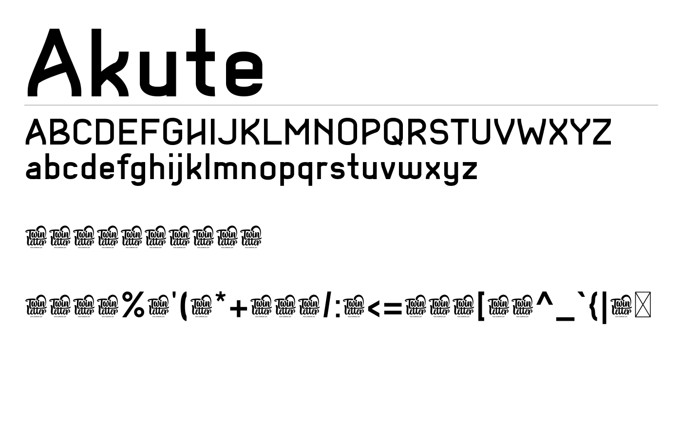 Akute Font Download for Free