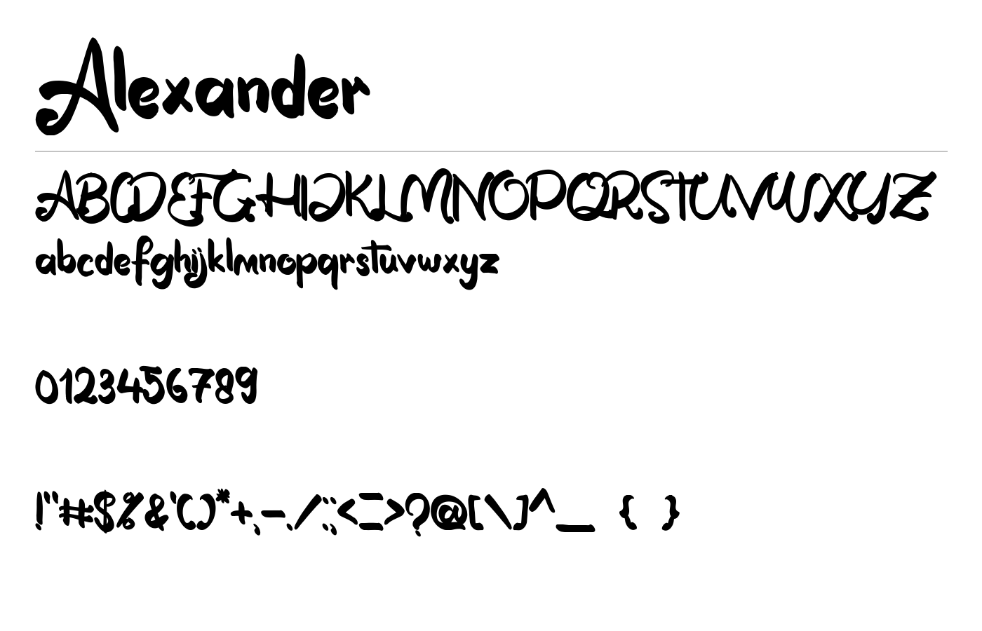 Alexander Font Download for Free