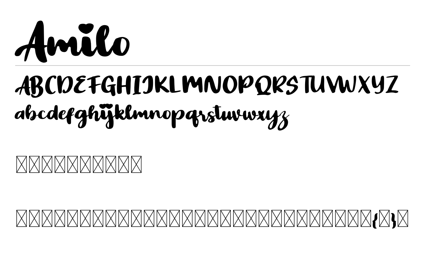 Amilo Font Download for Free