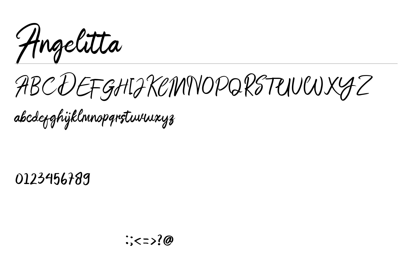 Angelitta Font Download for Free