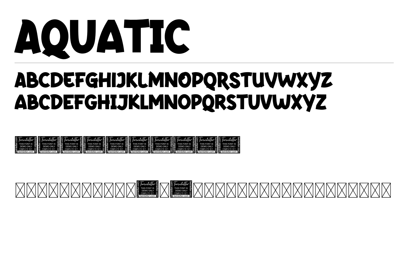 Aquatic Font Download for Free