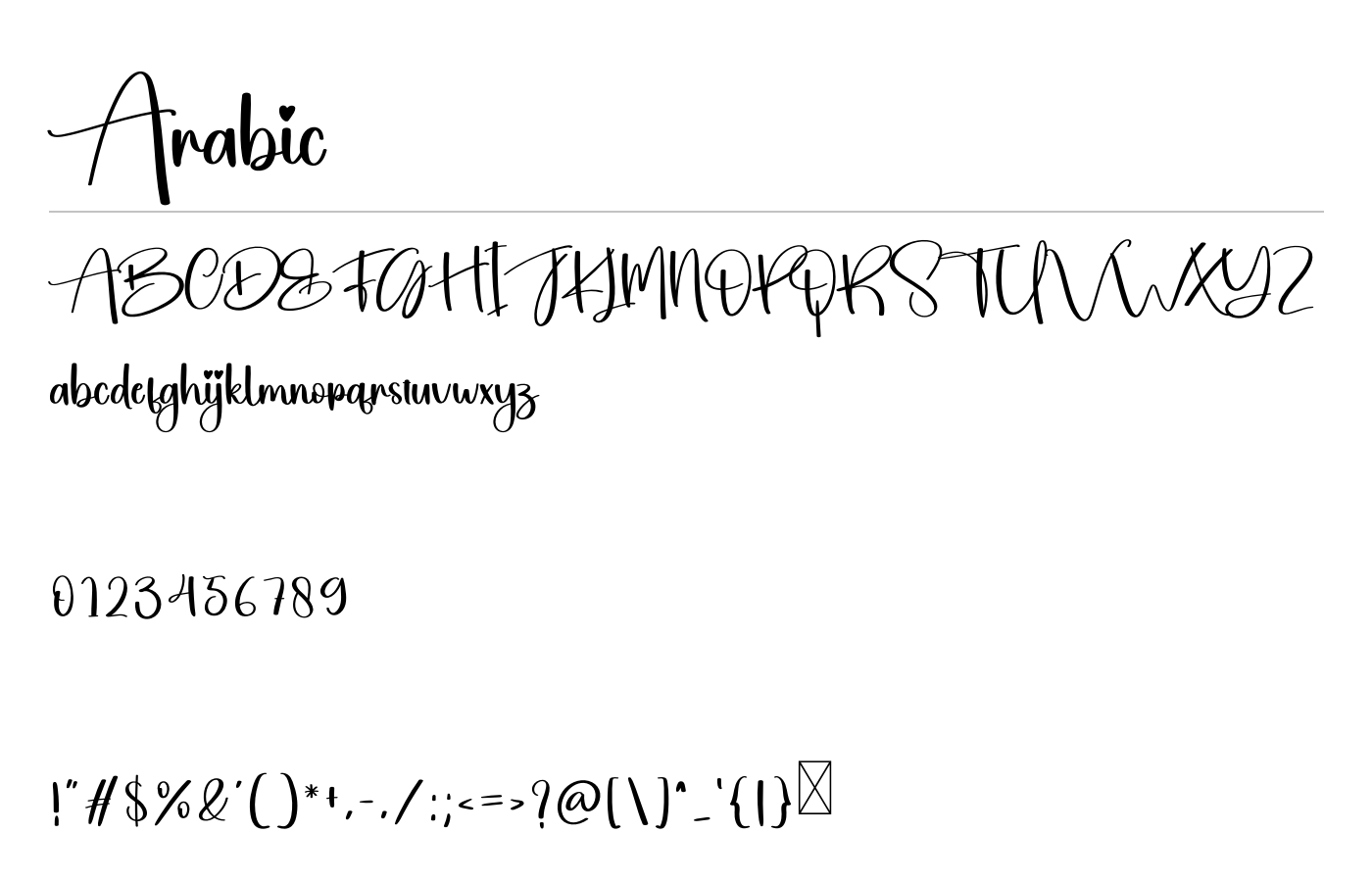 Arabic Font Download for Free