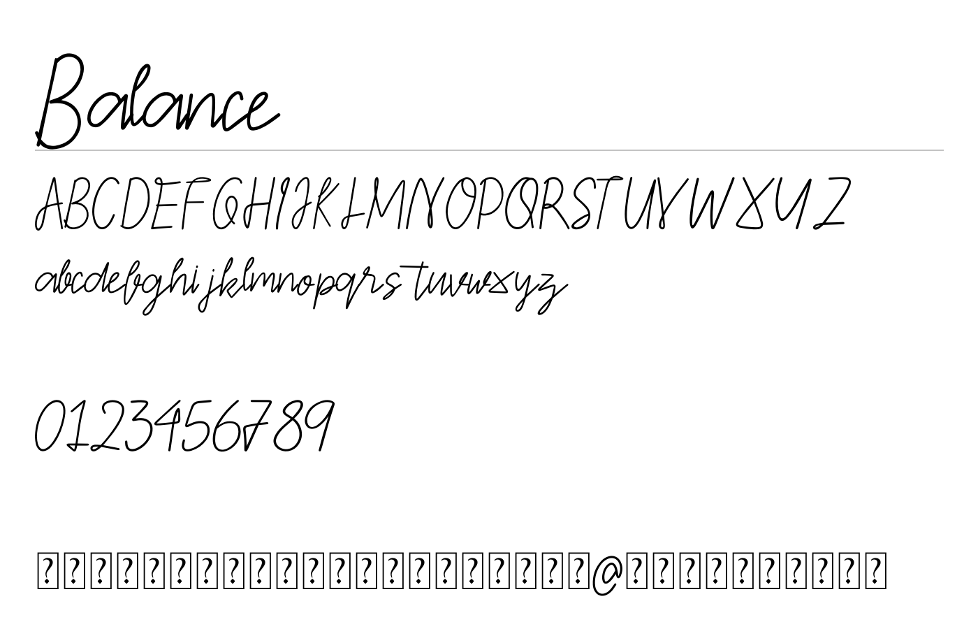 Balance Font Download for Free