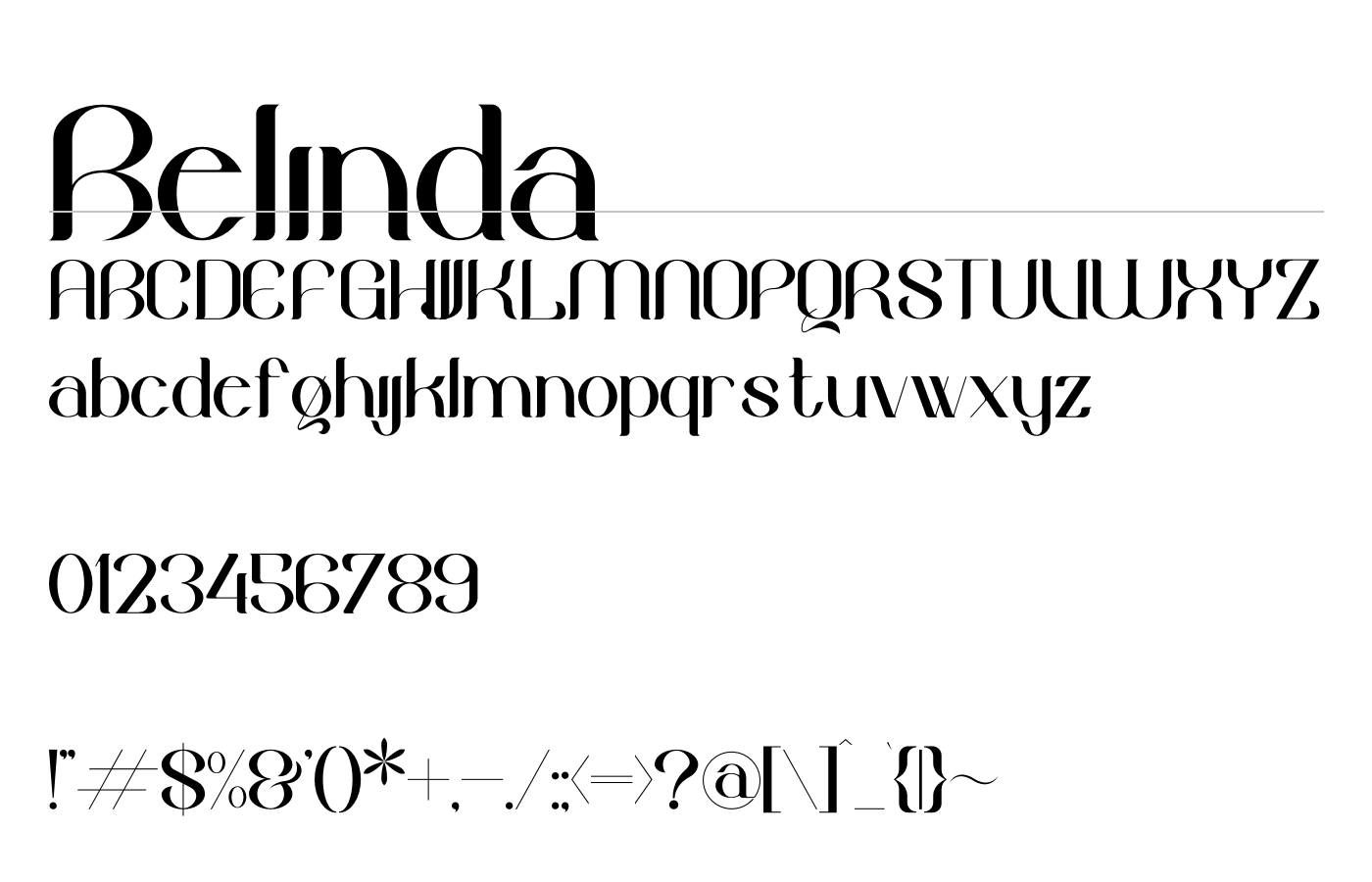 Belinda Font Download for Free