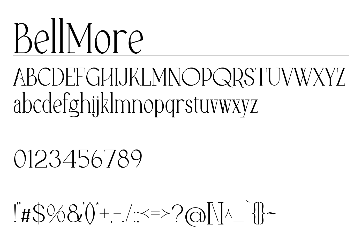 Bell More Font Download for Free