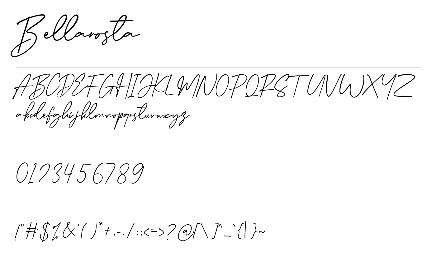 Bellarosta Font Download for Free