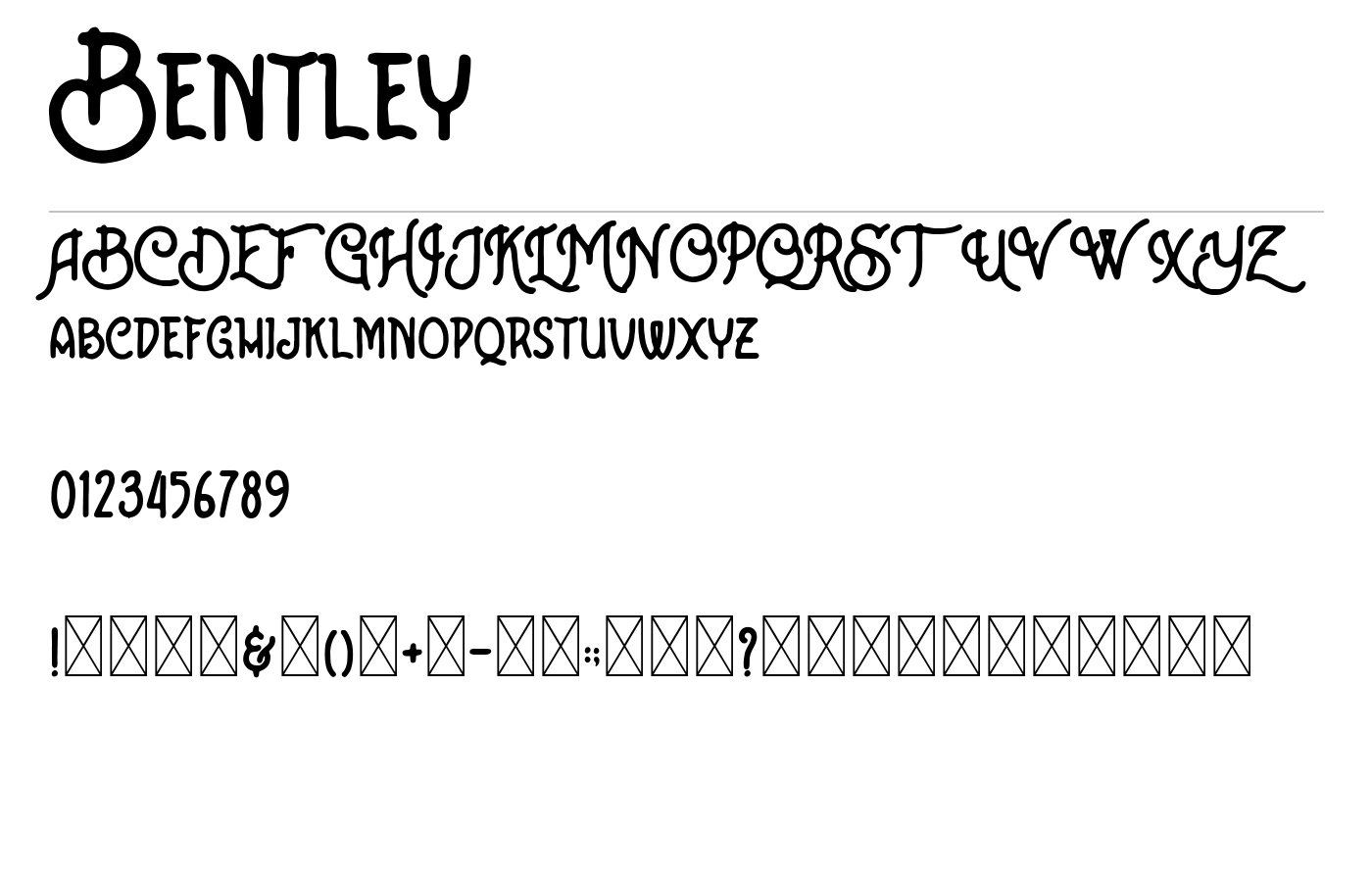 Bentley Font Download for Free