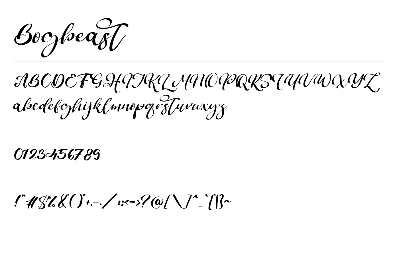 Bogbeast Font Download for Free