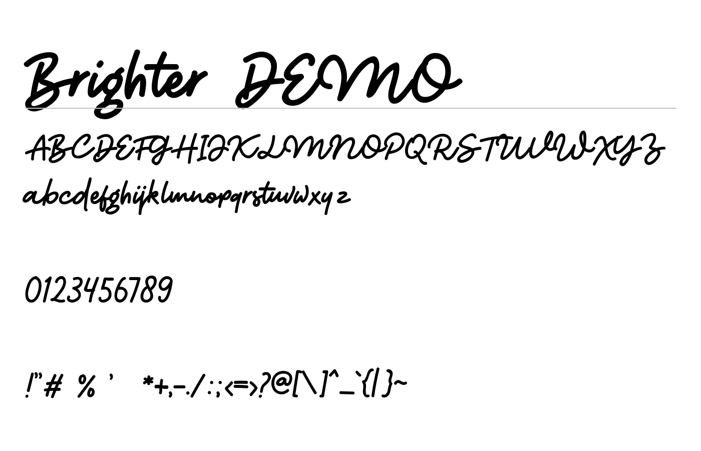 Brighter Font Download for Free