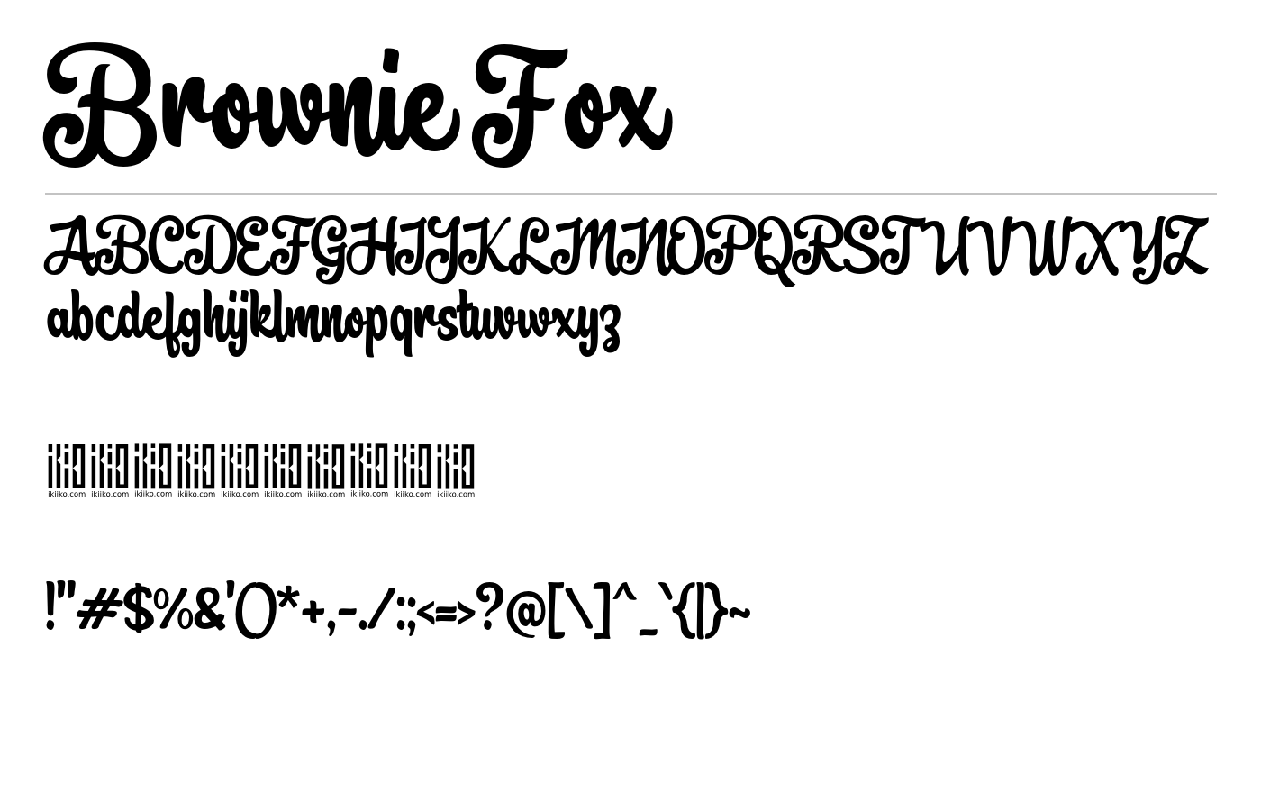 Brownie Fox Font Download for Free