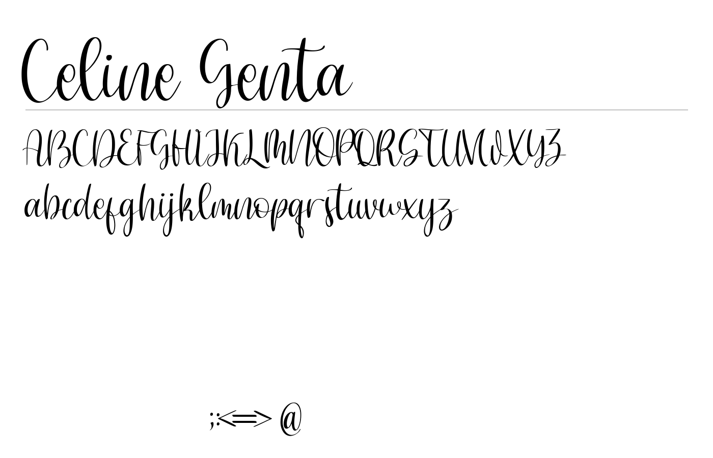 Celine Genta Font Download for Free