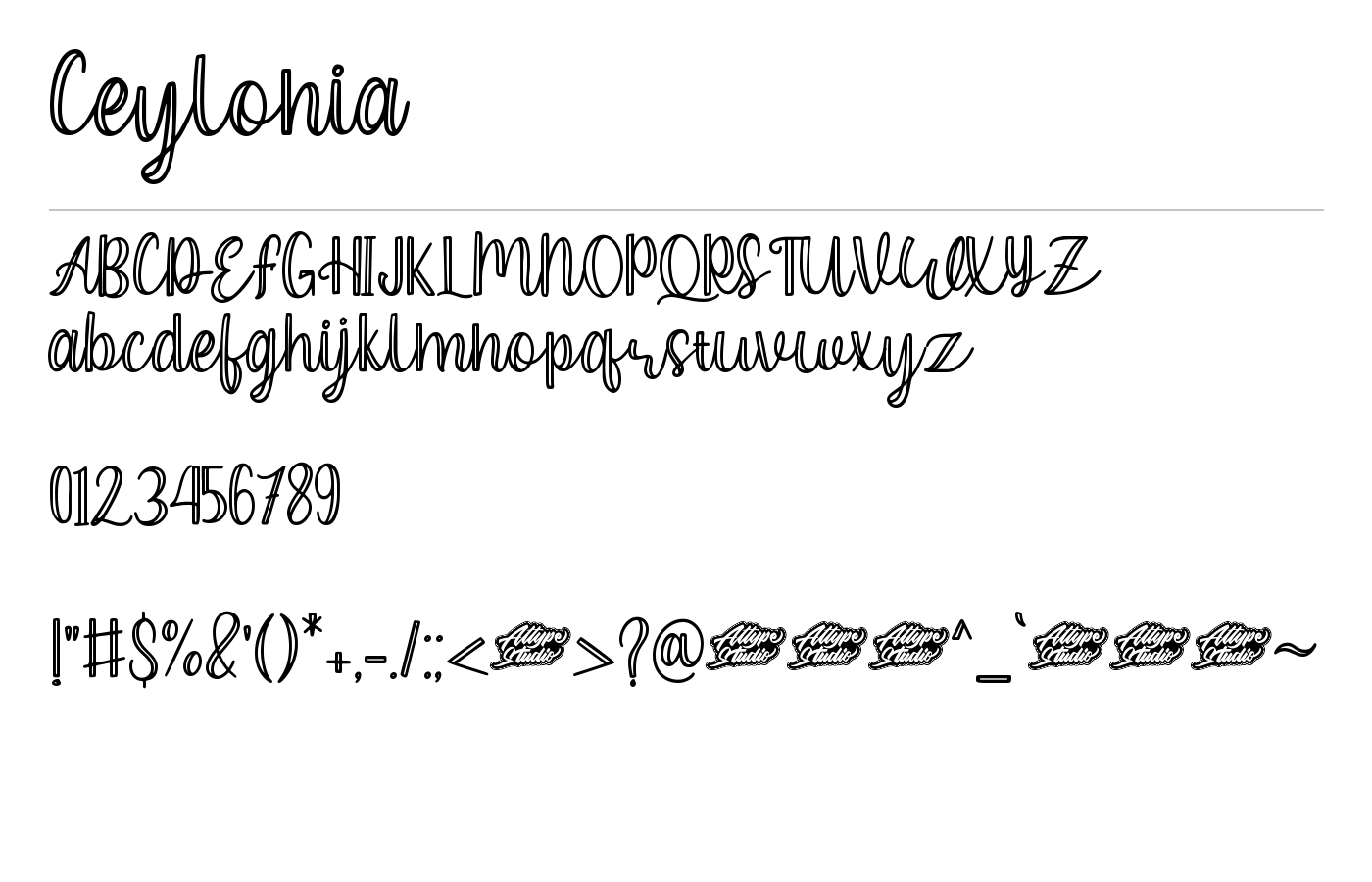 Ceylonia Font Download for Free
