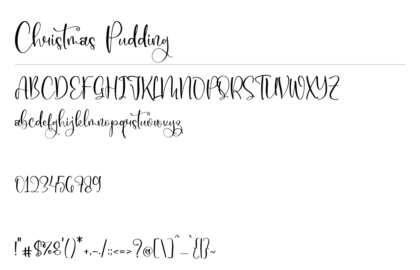 Christmas Pudding Font Download for Free