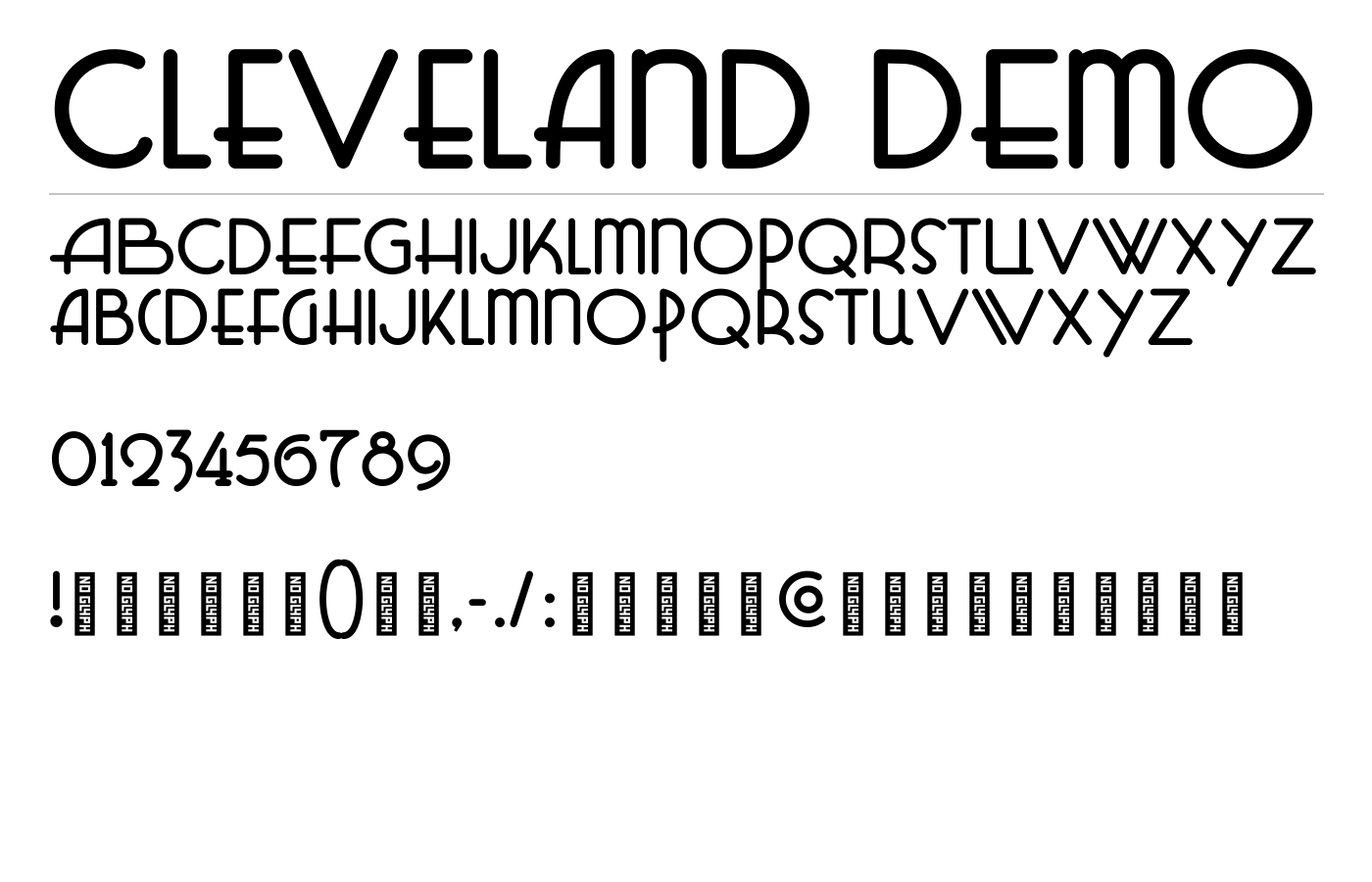 Cleveland Font Download for Free