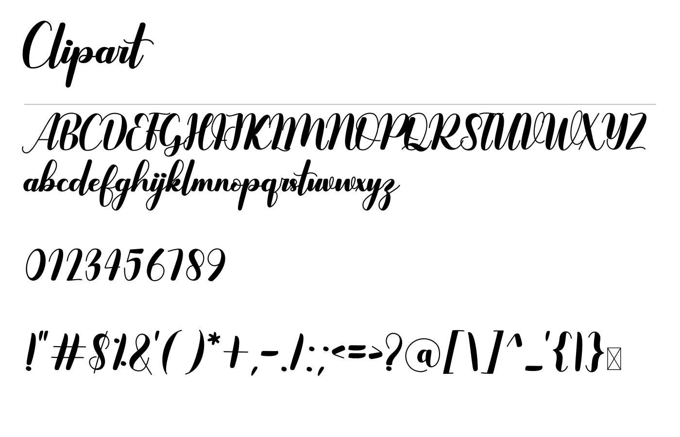 Clipart Font Download for Free