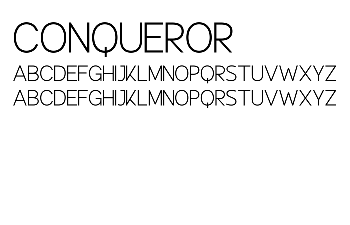 Conqueror Font Download for Free
